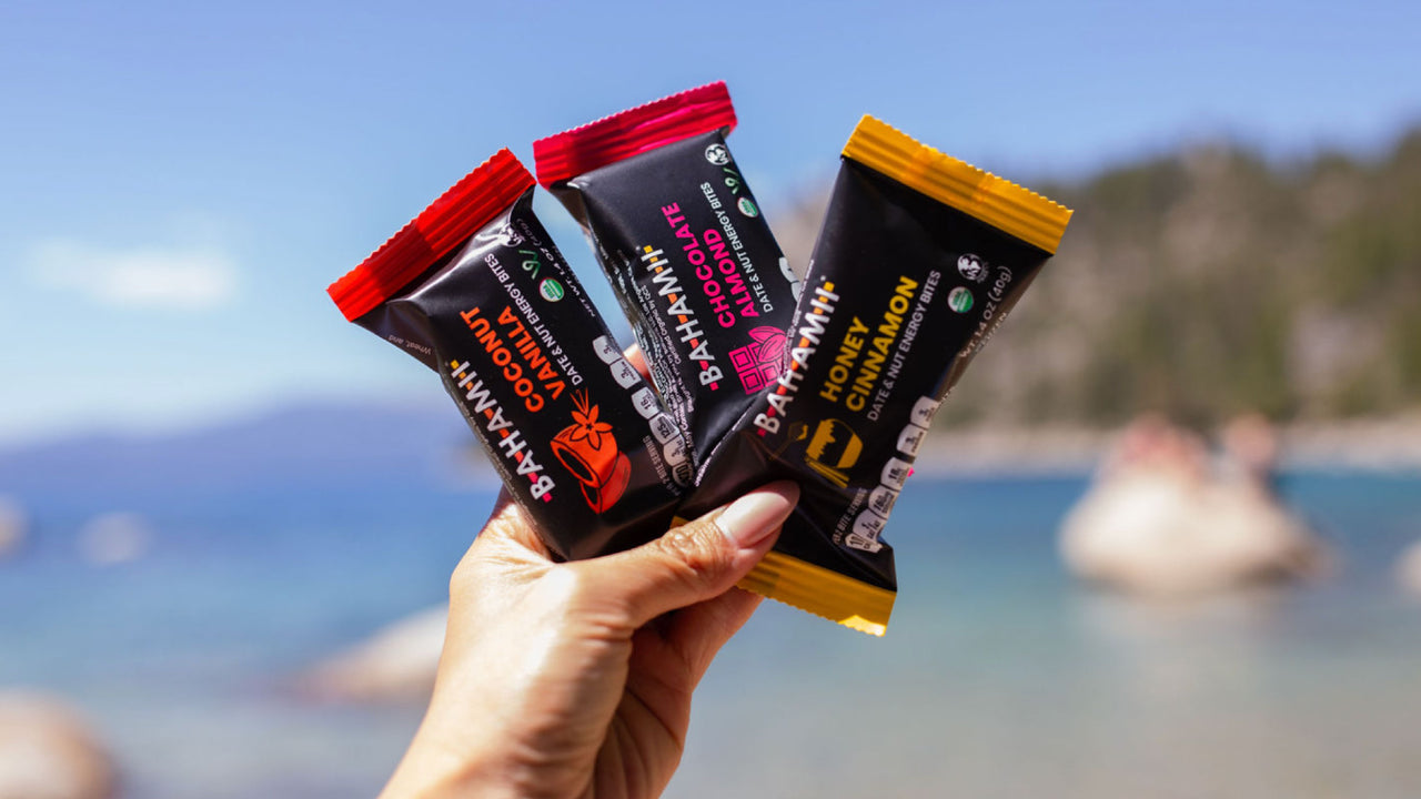 Bahamii Date & Nut Energy Bites | Low-Glyemic Date Bars
